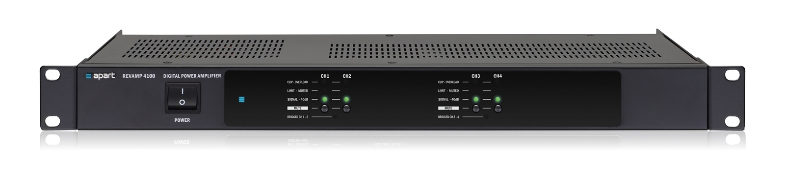 Biamp REVAMP4100 – 4 kanálový zosilňovač 4 x 100W | Proeling s.r.o.