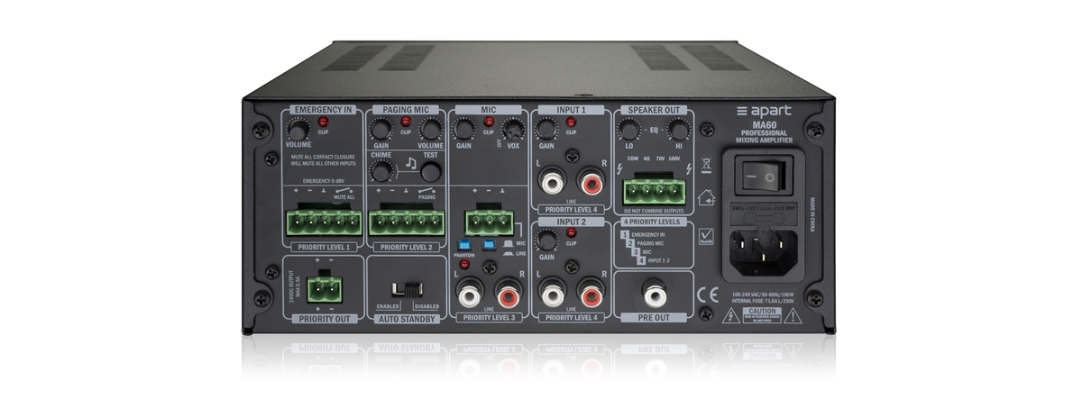 Biamp MA60 zosilňovač | Proeling s.r.o.