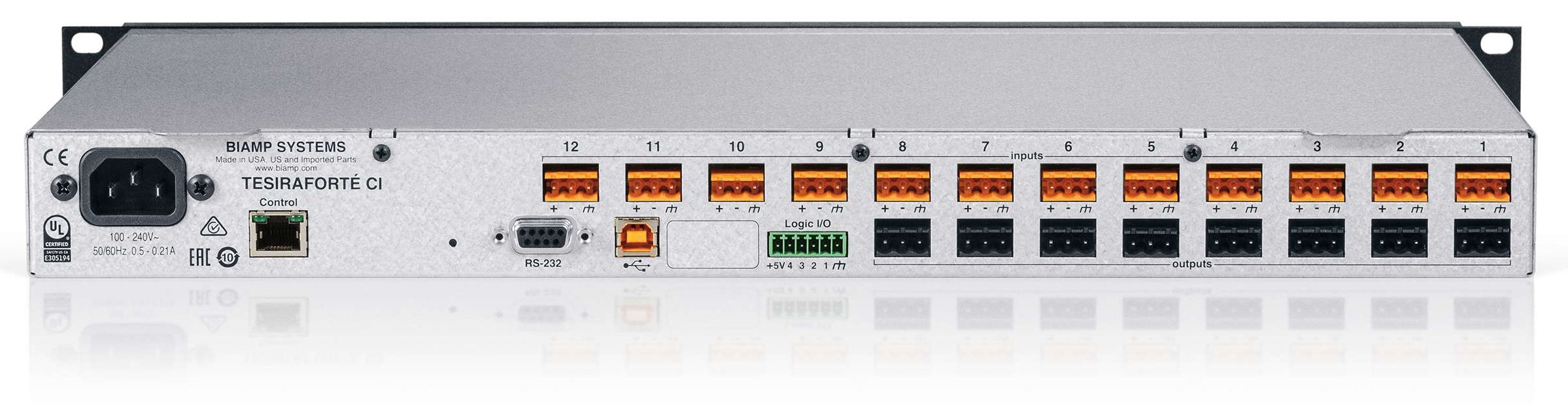 Biamp Tesira FORTÉ CI - DSP audio server | Proeling s.r.o.