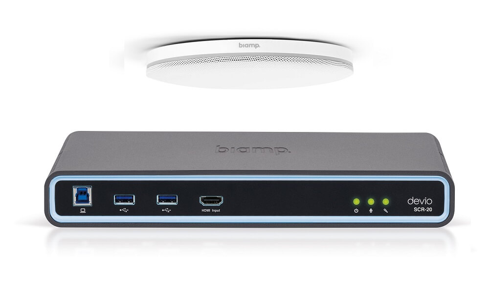 Biamp Devio SCR-20CX - stropný videokonferenčný set Parlé | Proeling s.r.o.