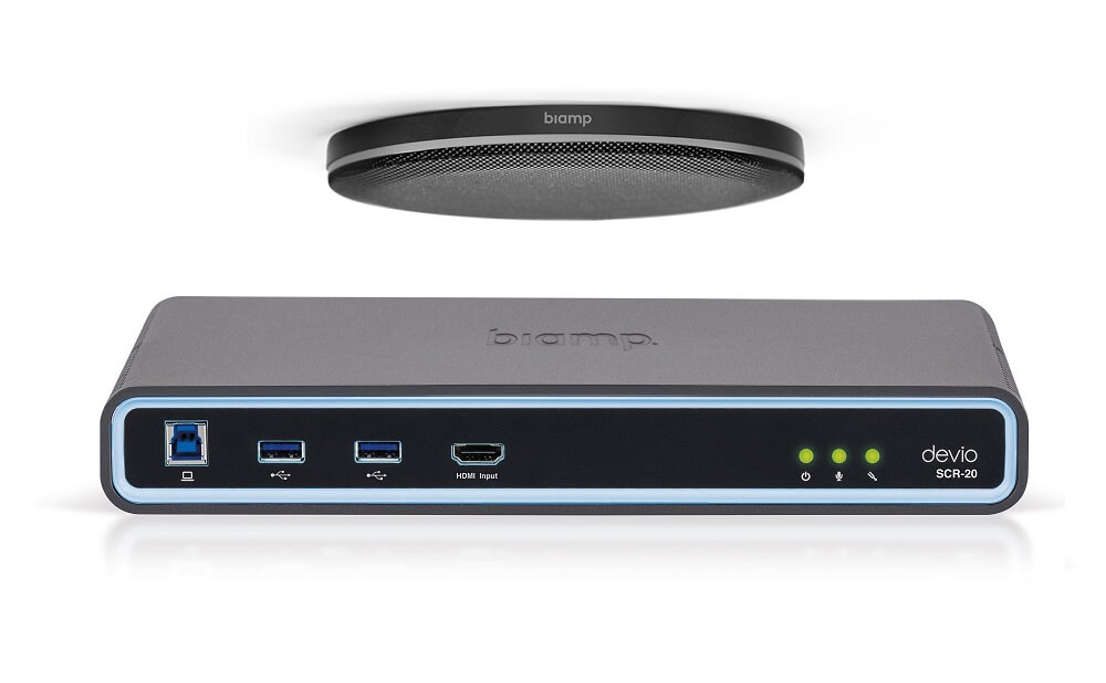 Biamp Devio SCR-20CX - stropný videokonferenčný set Parlé | Proeling s.r.o.