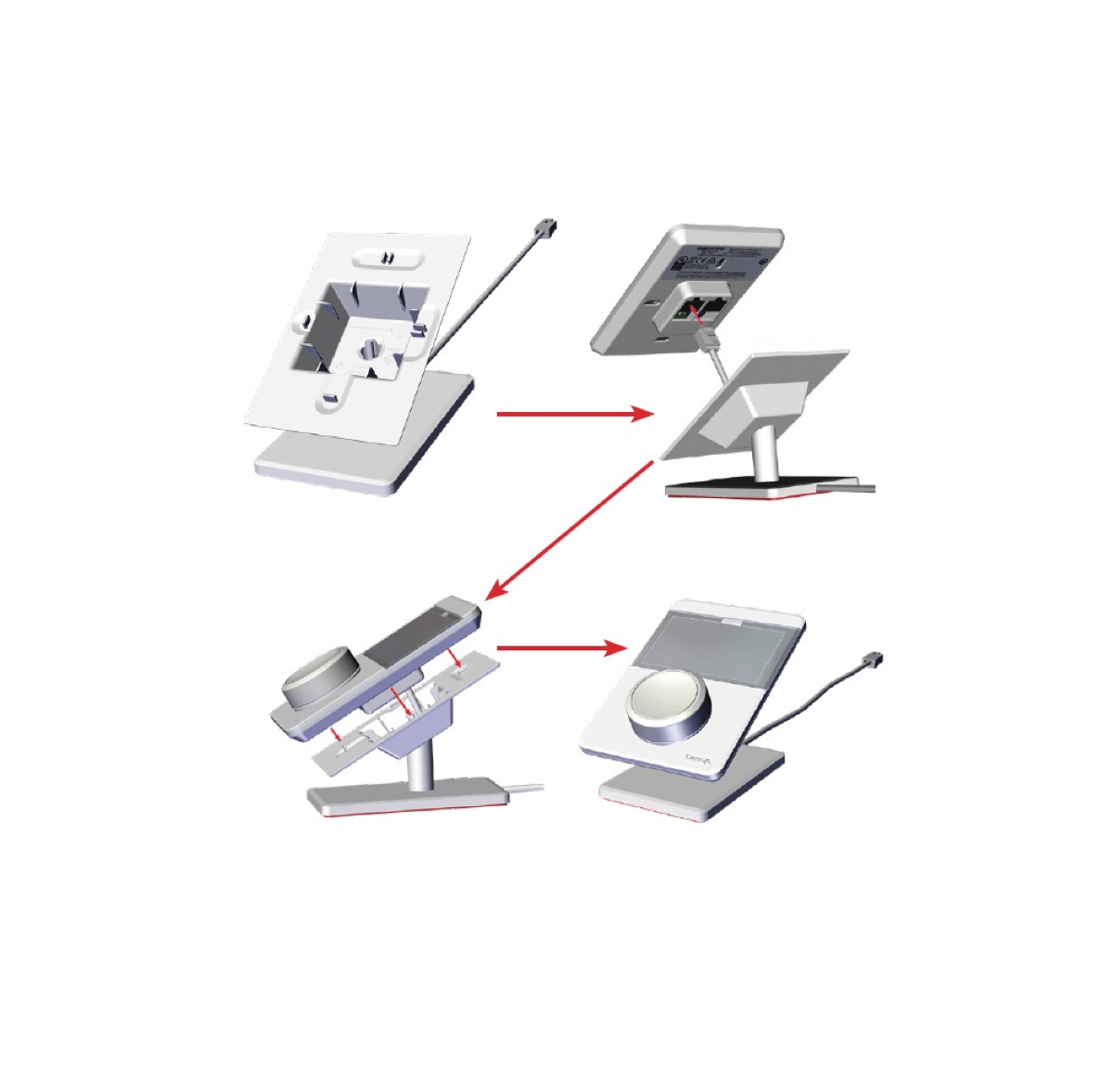 Biamp Apprimo TEC-X-TM - držiak pre ovládače TEC | Proeling s.r.o.